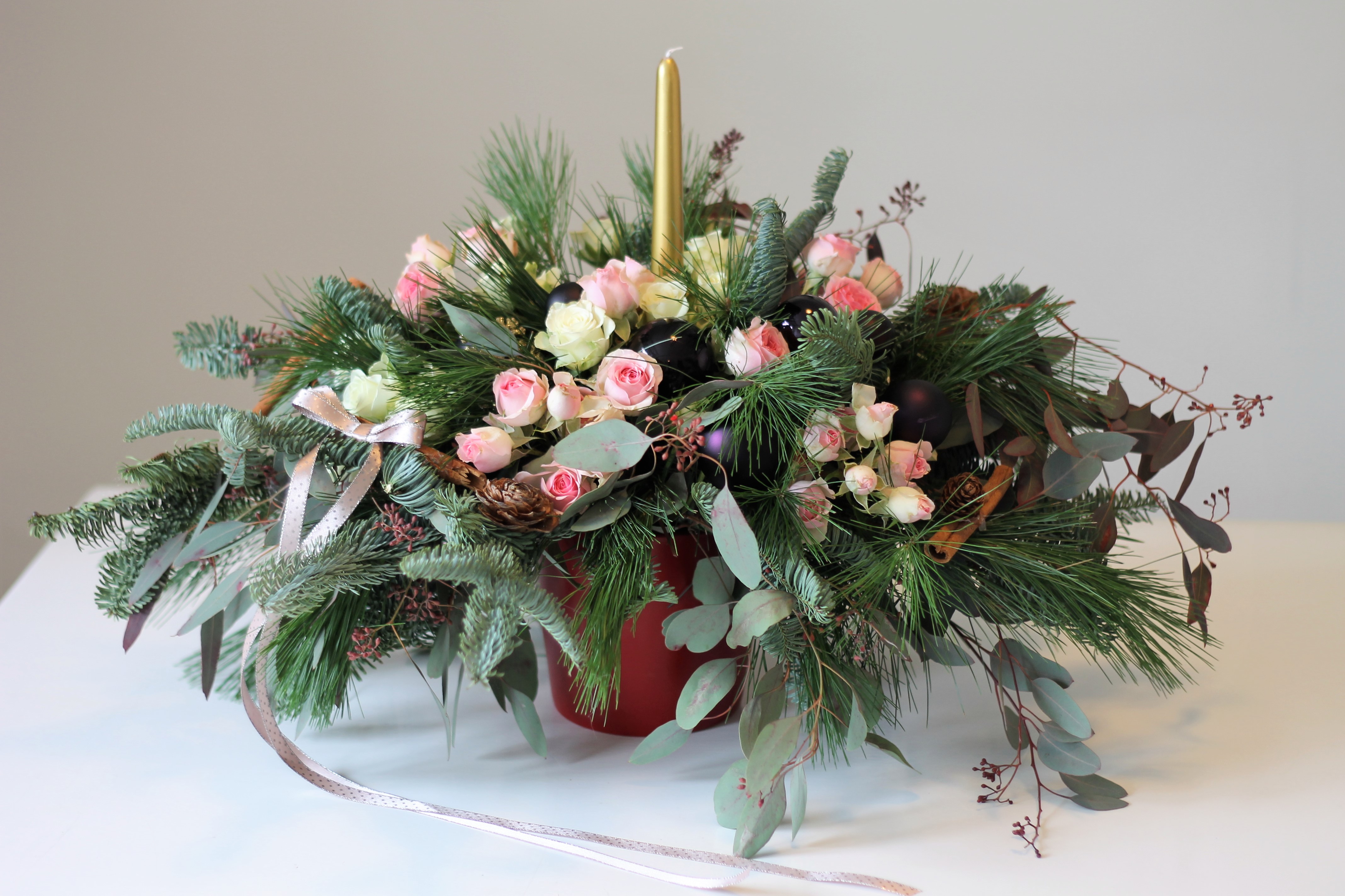 Aranjament floral de iarna - enRose