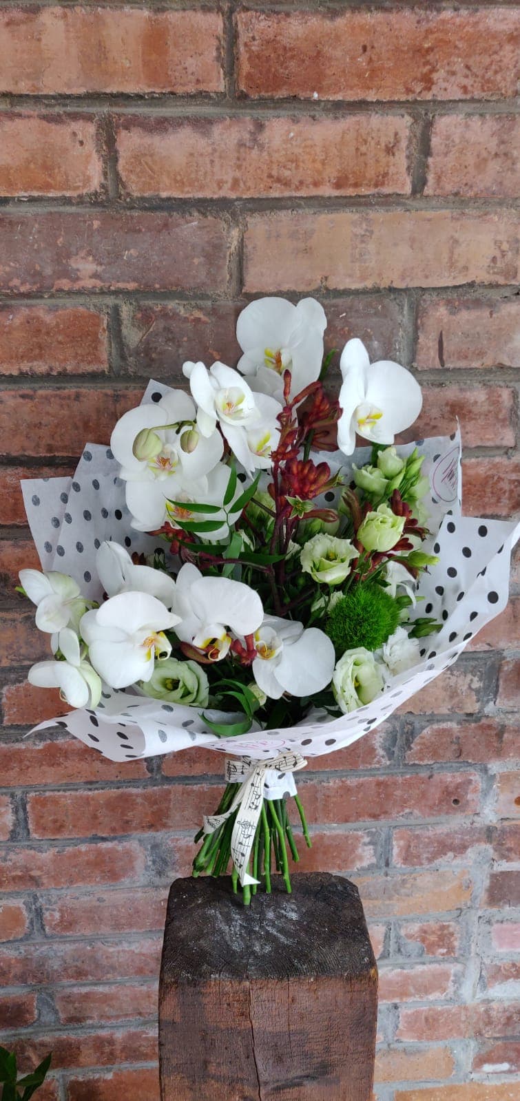 Buchet cu orhidee albă Aida - enRose