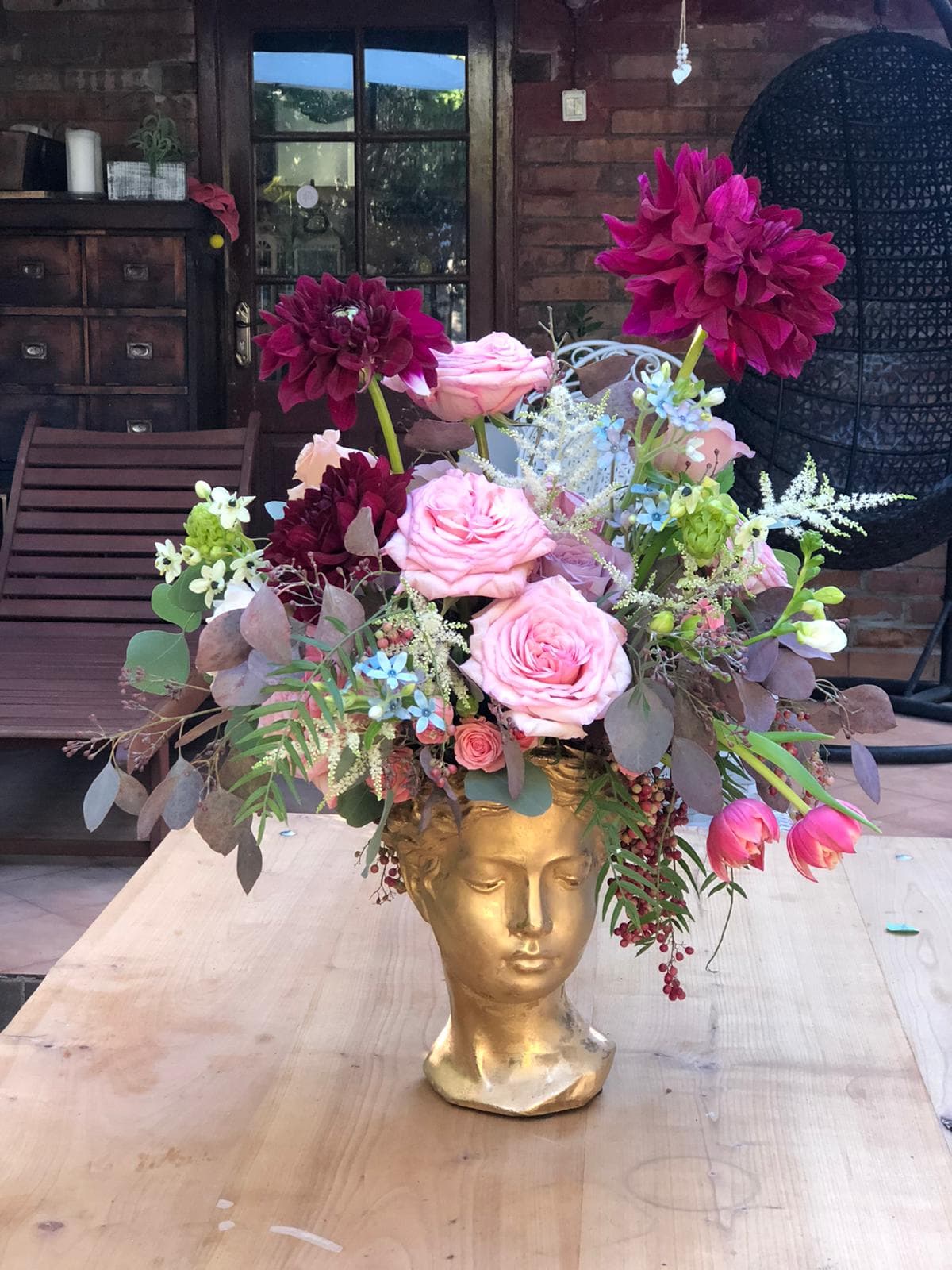 enRose PREMIUM Aranjament în vas tip zeitate Wonderful Lady - enRose