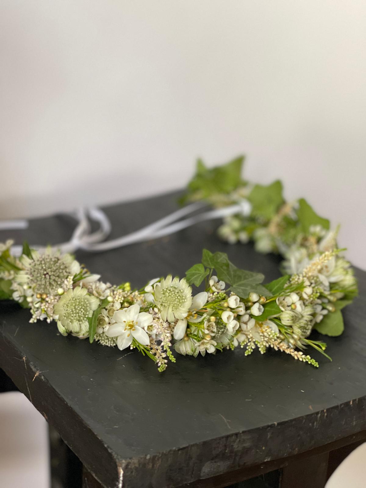 Coroniță de flori naturale Greenery - enRose